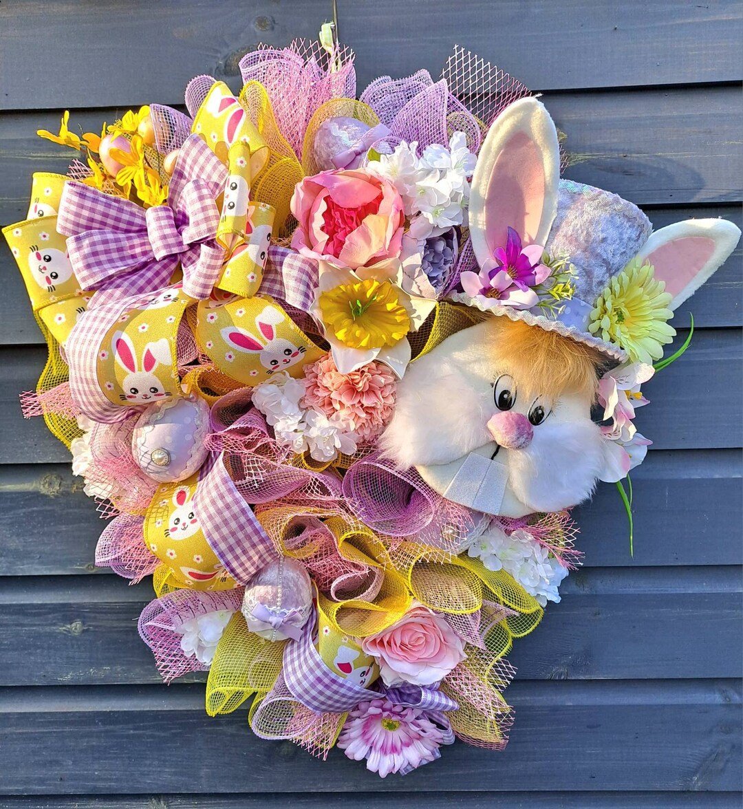 Easter Wreath, Easter Swag,easter Decoration,spring Wreath,easter Bunny ...