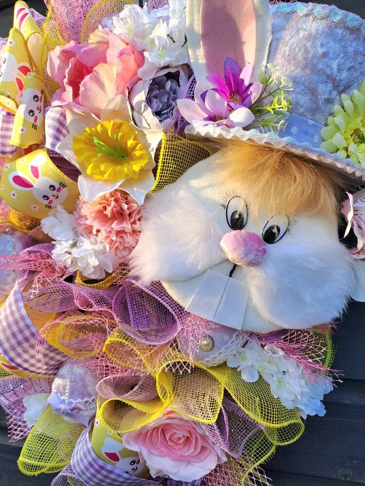 Easter Wreath, Easter Swag,easter Decoration,spring Wreath,easter Bunny ...