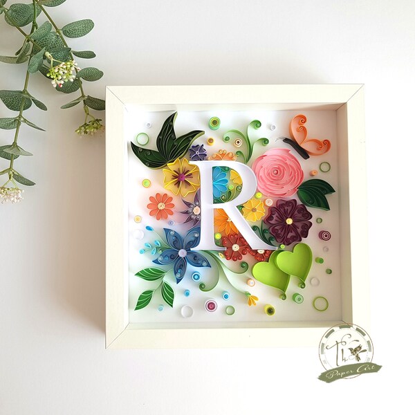 Quilling Initial - Etsy