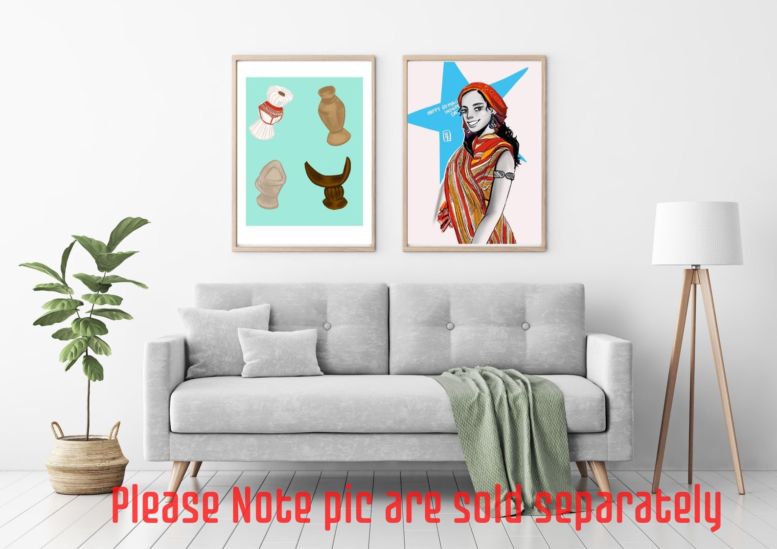 Hand Draw Beautiful Wall Art, Somali Girl , Somali Icon and Culture ...