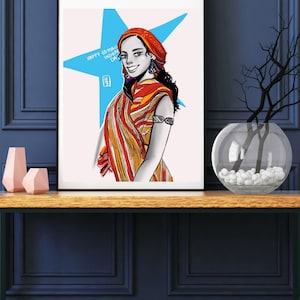 Hand Draw Beautiful Wall Art, Somali Girl , Somali Icon and Culture ...