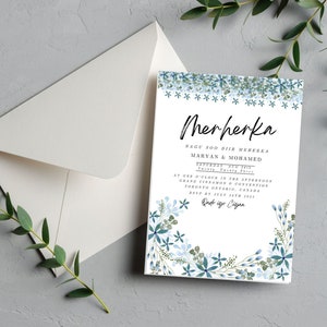 Somali Nikaah Invitation, Somali Wedding Engagement Invitation, Aroos ...