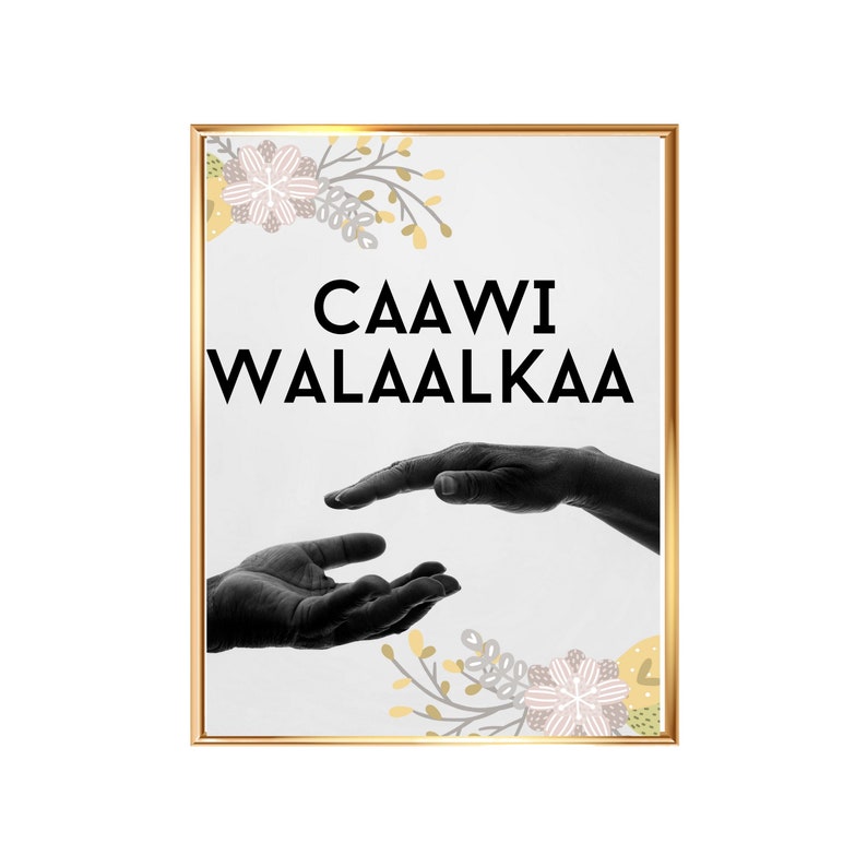 Digital Printable , Somali Language Print, Somali Proverbs ...