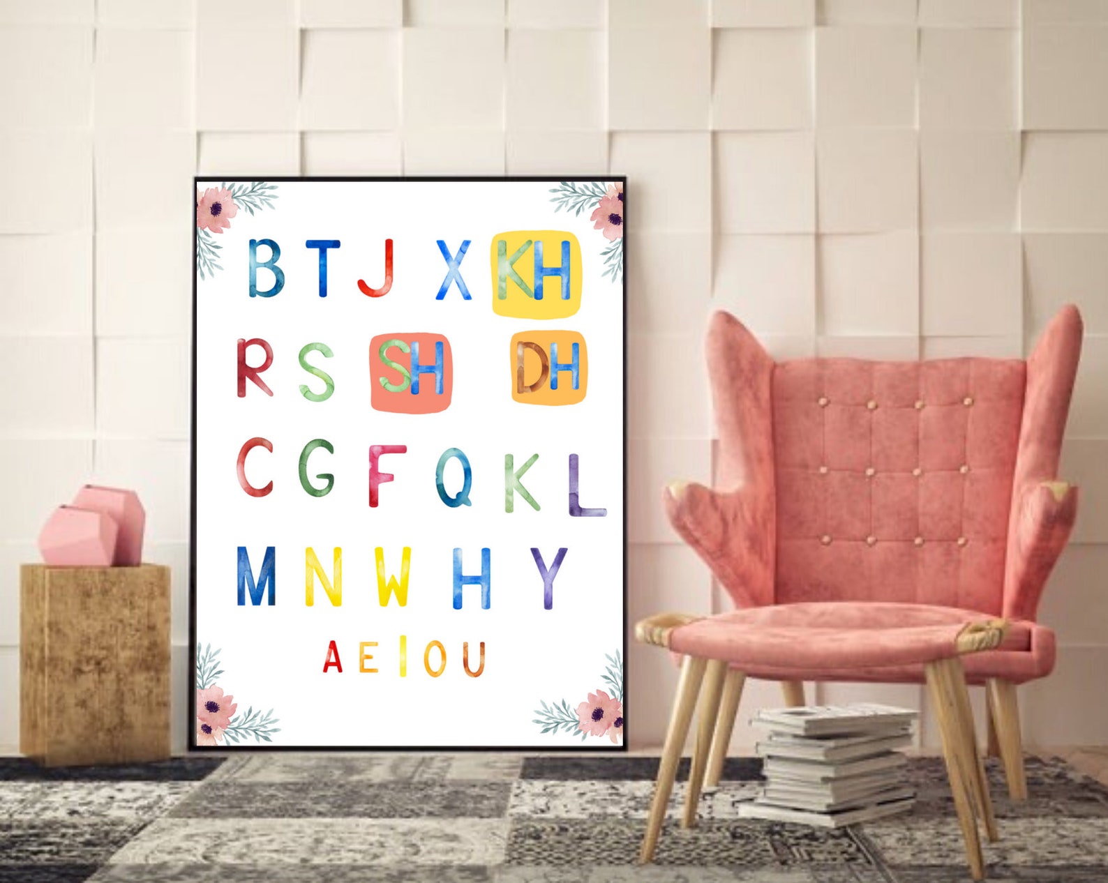 Somali Alphabet Print, Somali Language Wall Art, Somalia Living Room ...