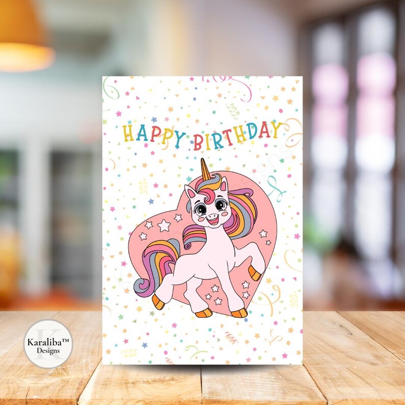 PRINTABLE Kids Happy Birthday Card Bundle, Set of 10 Cards - Etsy