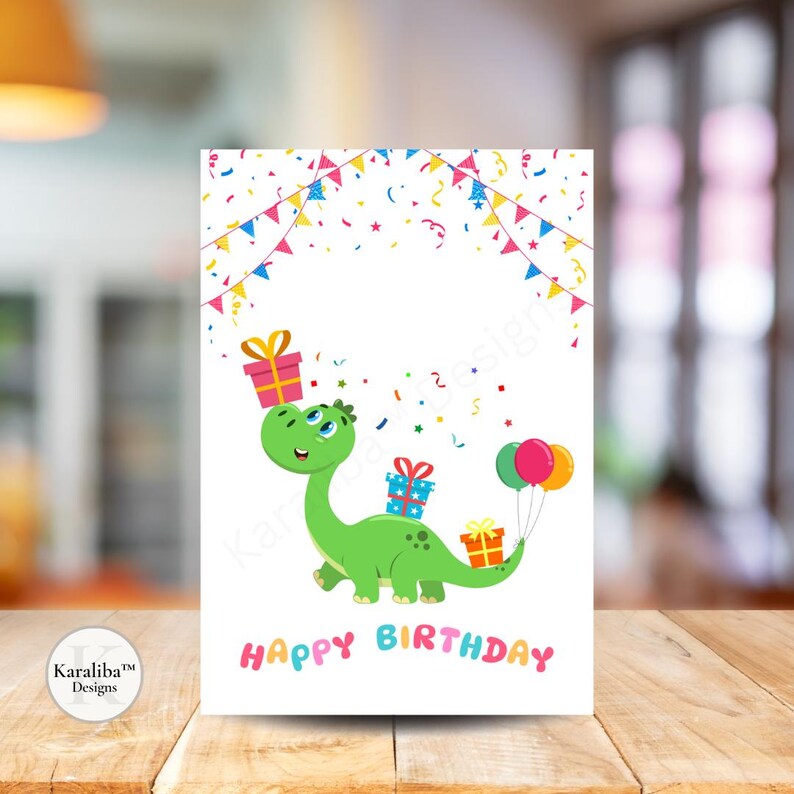 PRINTABLE Kids Happy Birthday Card Bundle, Set of 10 Cards - Etsy