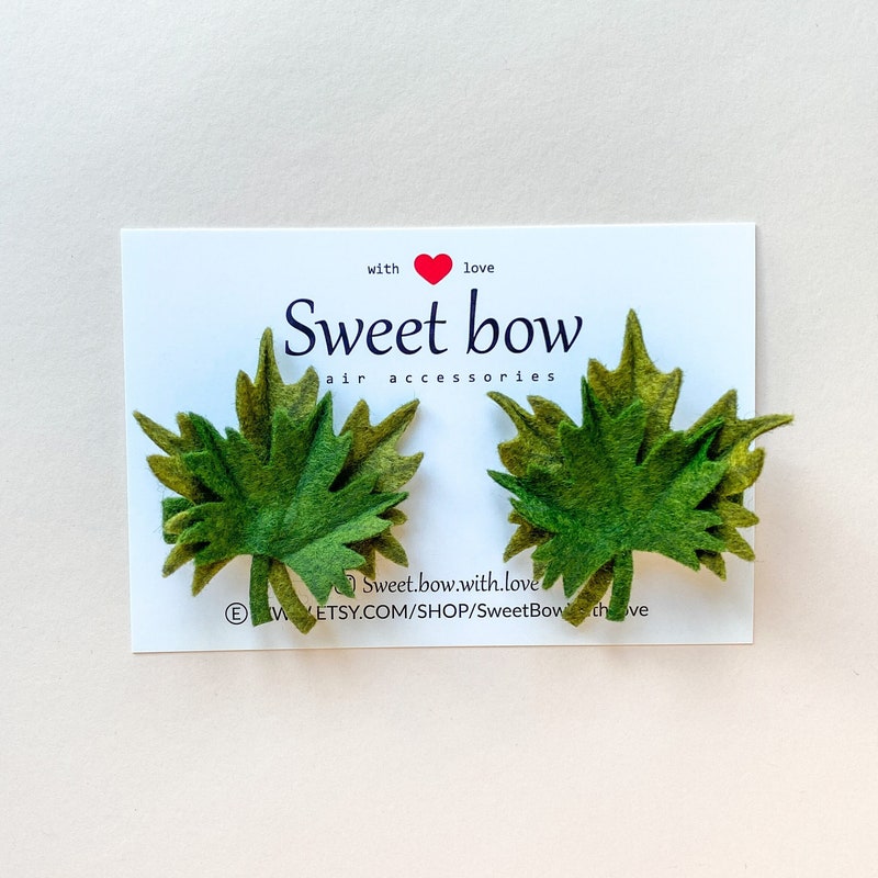 Felt Leaf Headband - Etsy