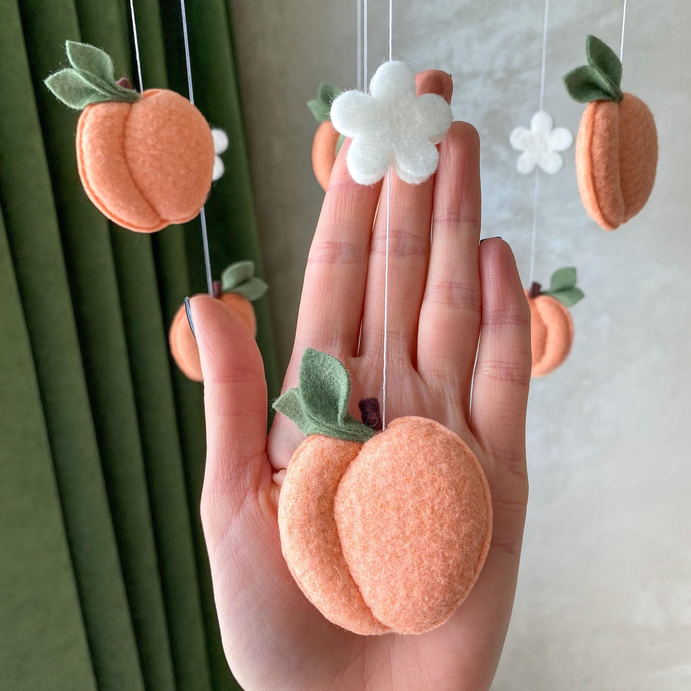 Peach Baby Mobile Nursery - Etsy
