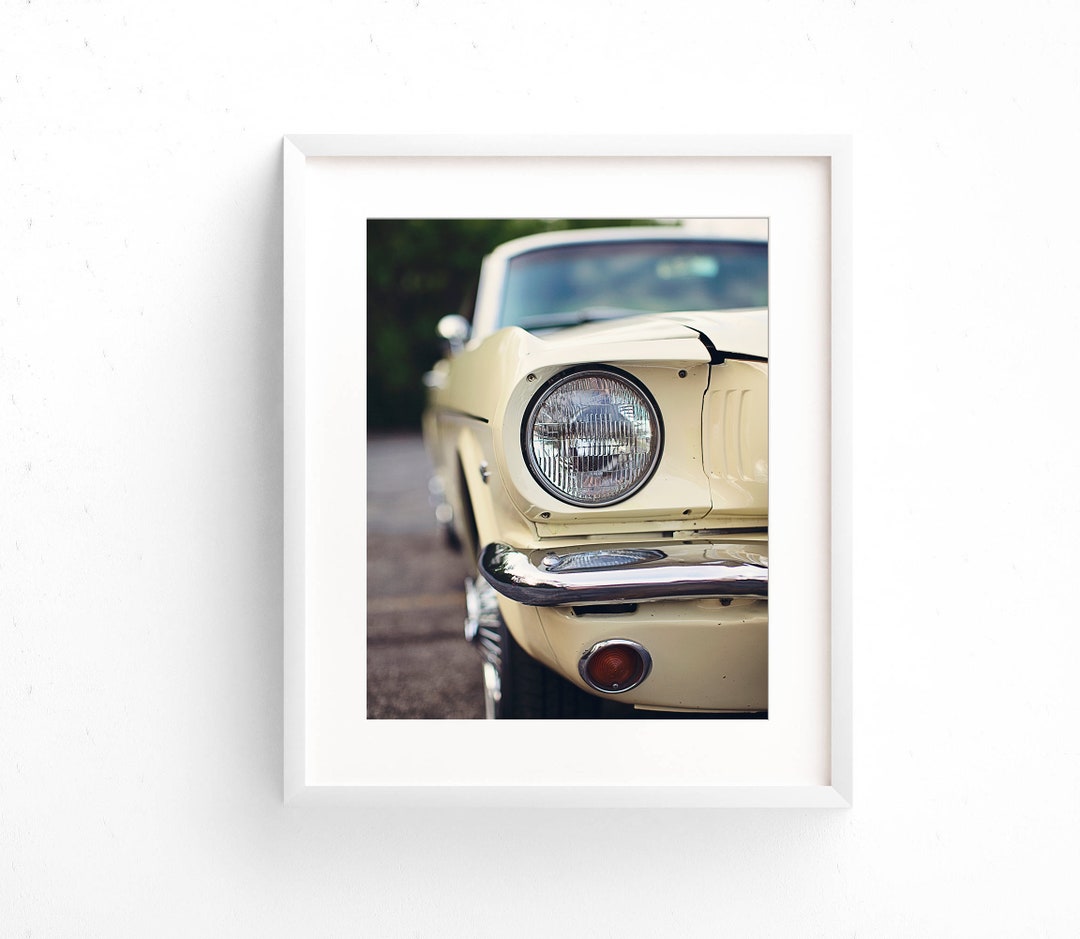 1965 Ford Mustang Photography Print: Classic Car Wall Art - Etsy