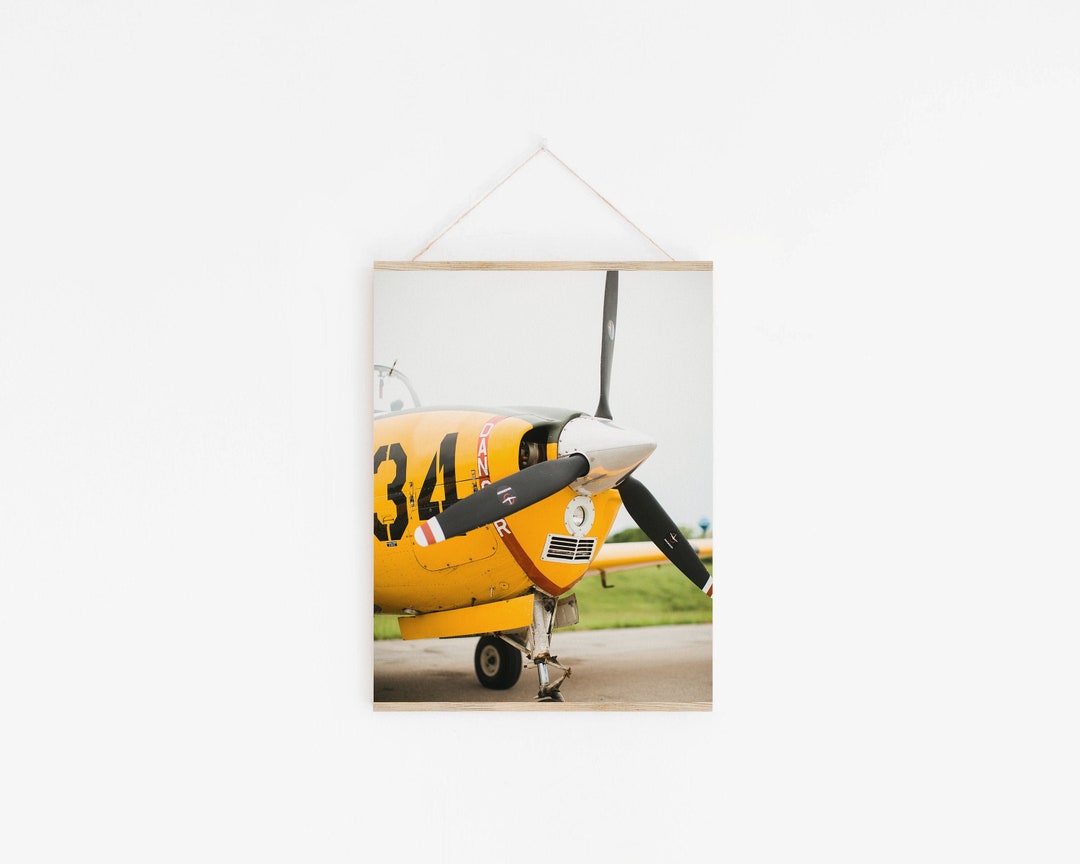 DIGITAL DOWNLOAD - Beechcraft T34 Mentor - Aviation Photography Print ...