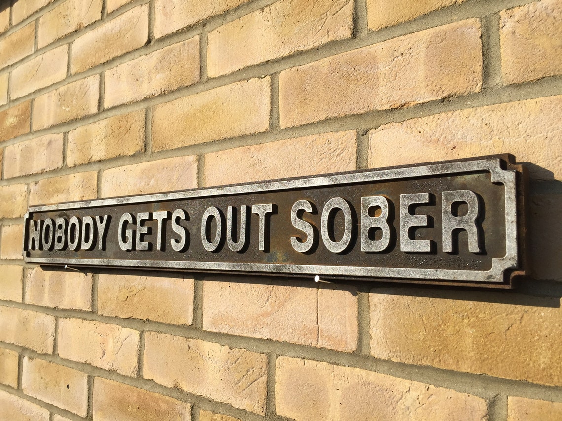 Retro Vintage Solid Wooden Street Sign Rust Effect Finish - Etsy