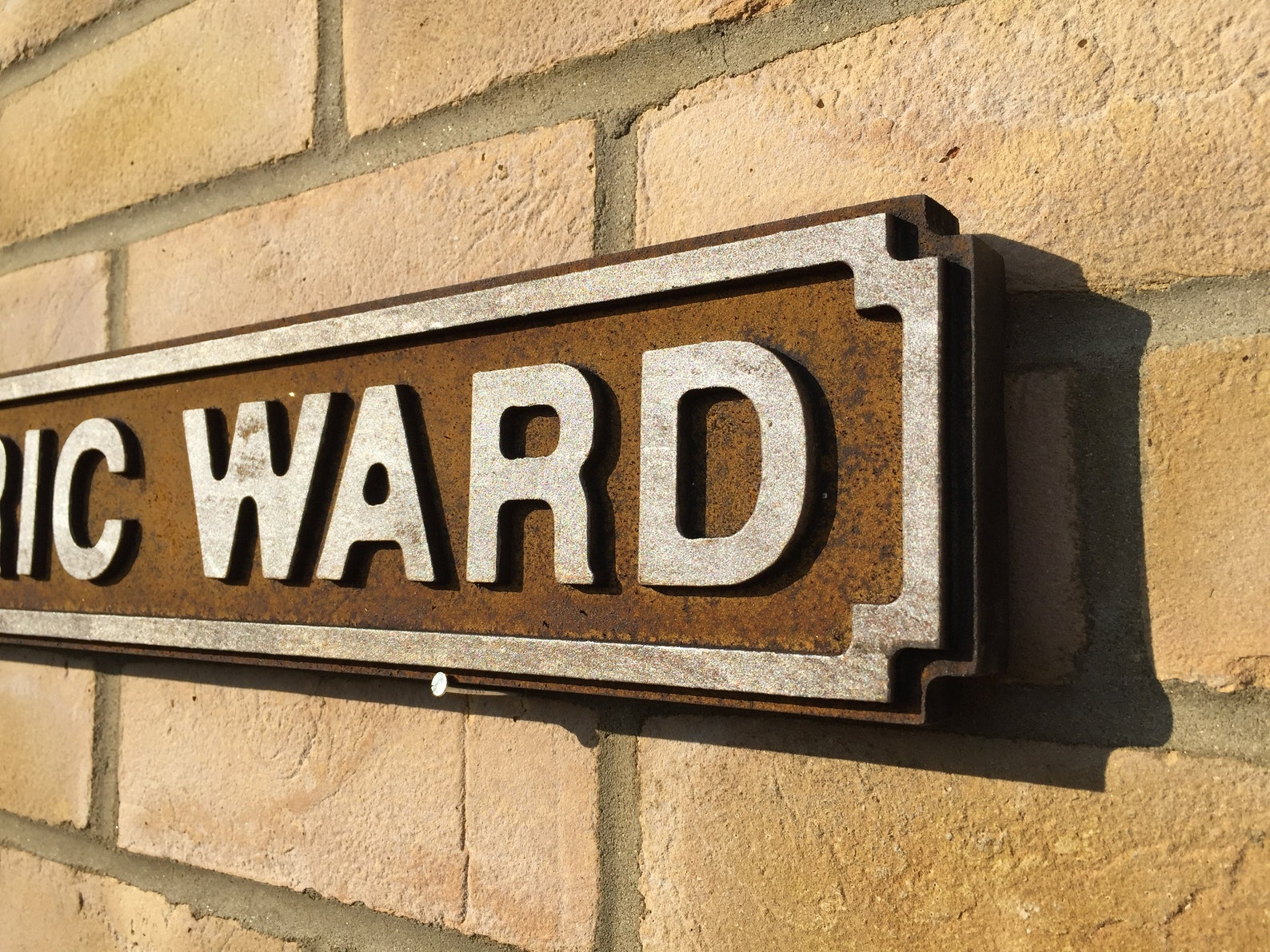 Retro Vintage Solid Wooden Street Sign Rust Effect Finish - Etsy UK