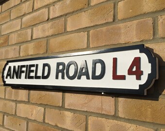 Anfield Street Sign - Etsy