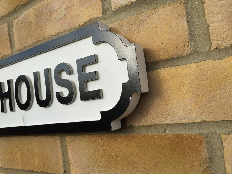 Retro Vintage Solid Wooden Street Sign 120cm - Etsy