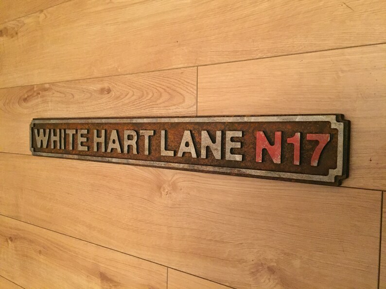 Retro Vintage Solid Wooden Street Sign Rust Effect Finish - Etsy