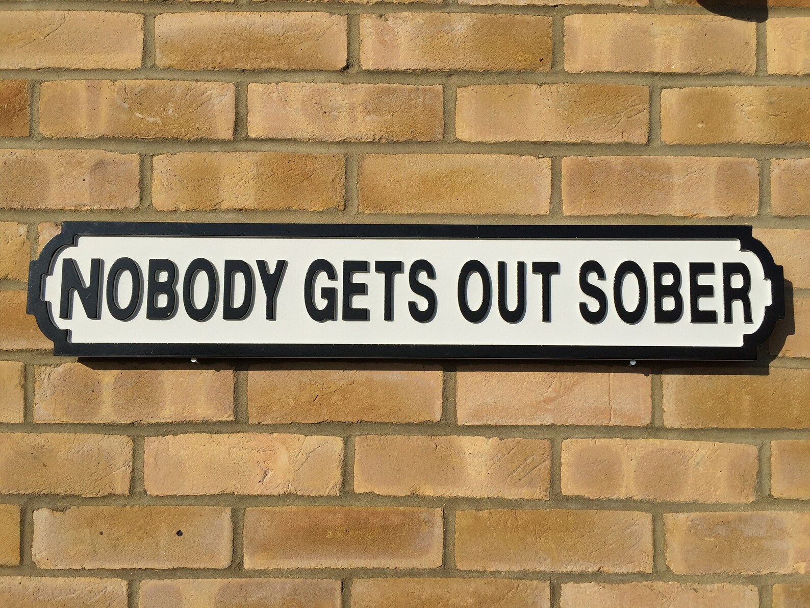 Retro Vintage Solid Wooden Street Sign White Finish Nobody - Etsy