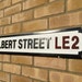Retro Vintage Solid Wooden Street Sign White Finish Filbert - Etsy UK