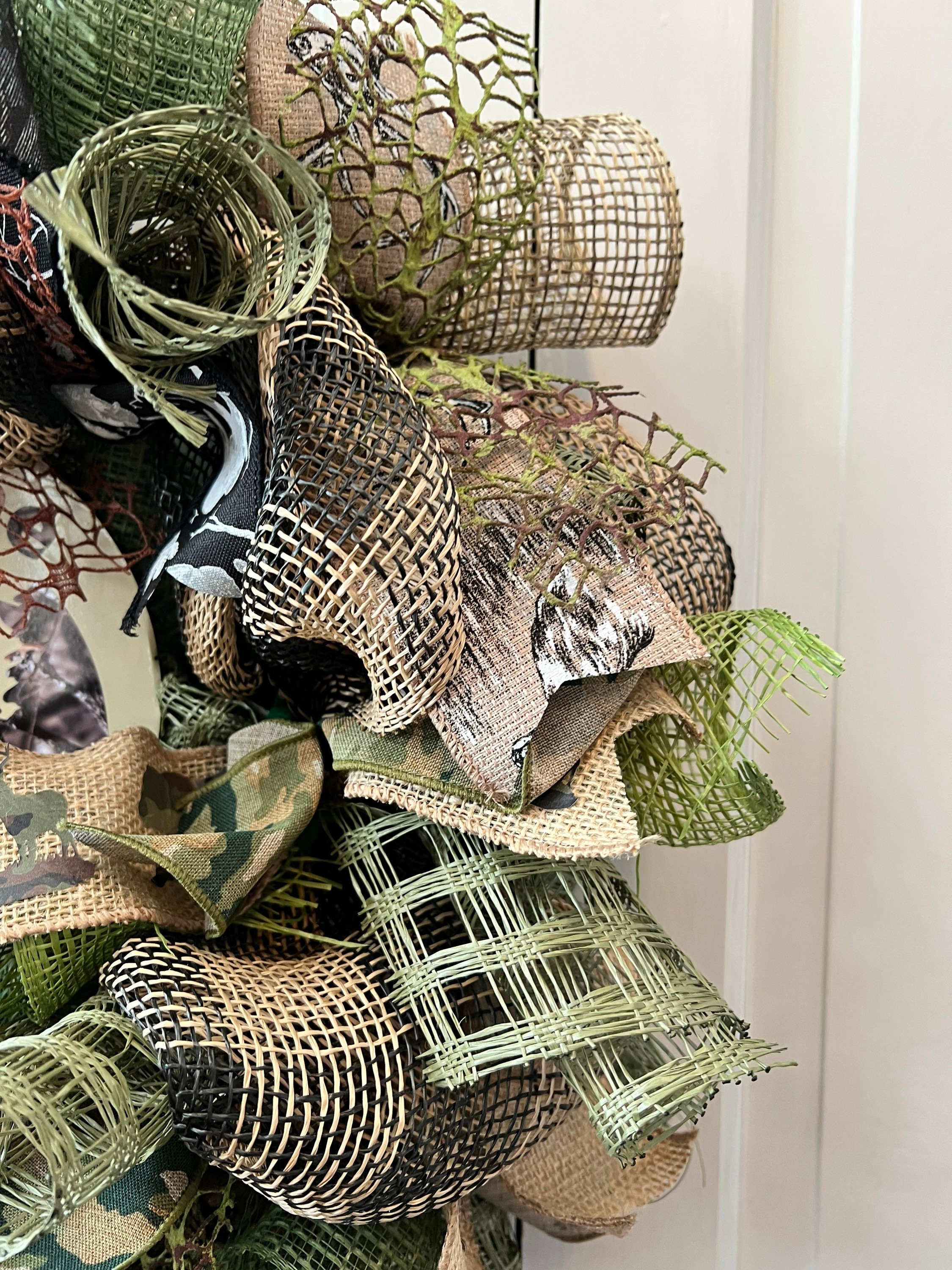 Welcome Camouflage Wreath - Etsy