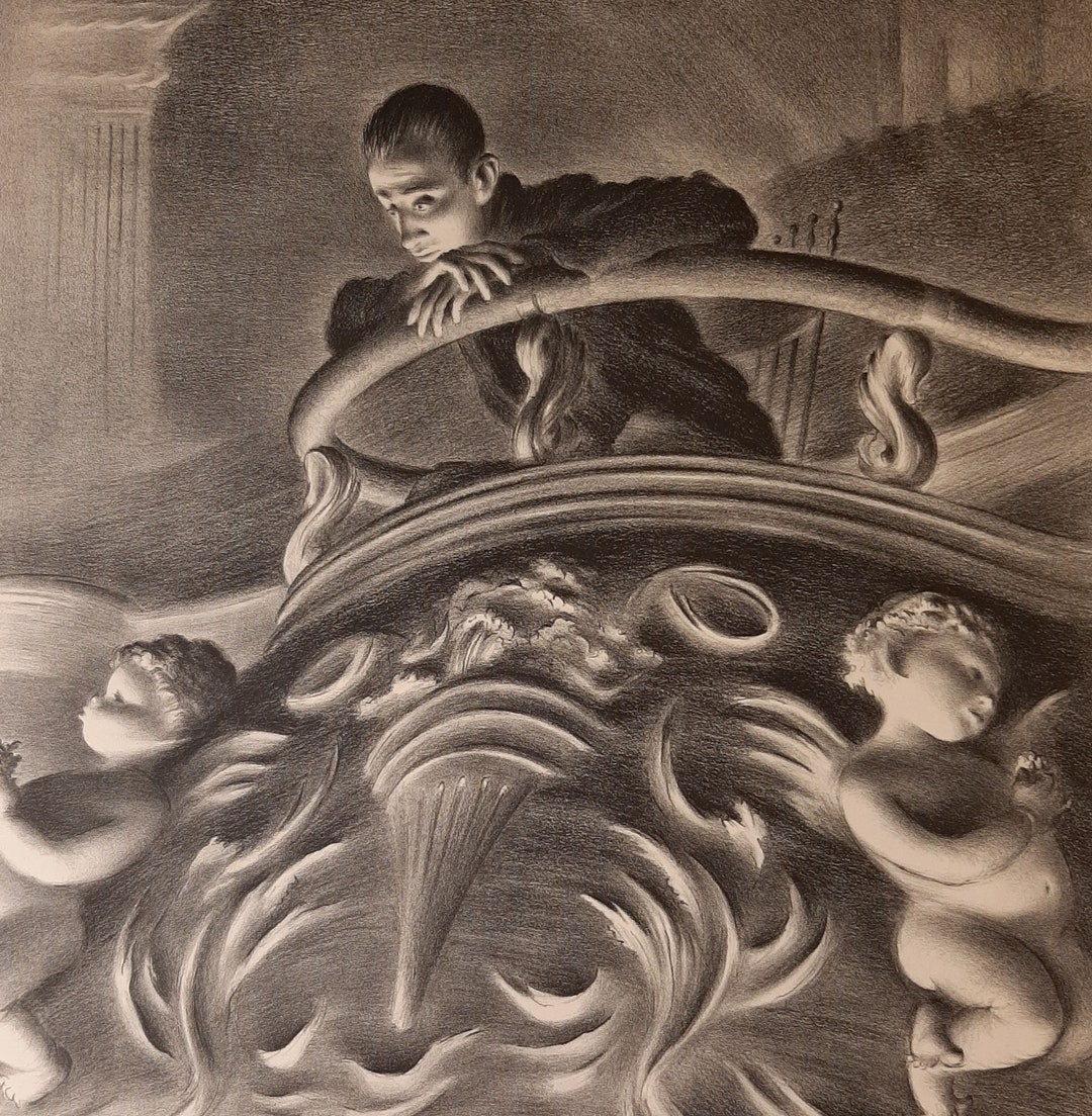 Lawrence Beall-smith (american 1909-1995) "theatre Magic", Lithograph ...