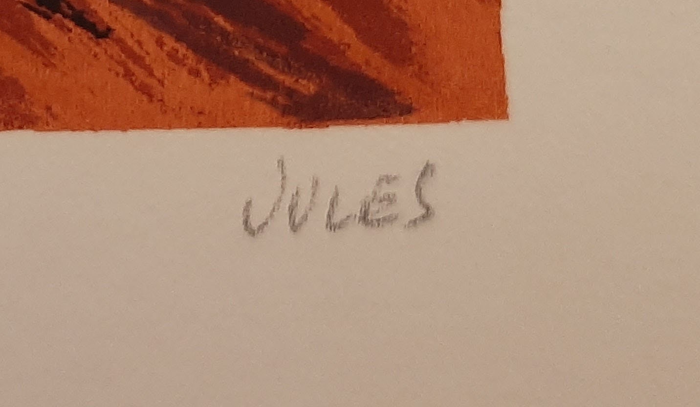 Mervin Jules (american 1912-1994) "little Tailor", Serigraph, C. 1940, Pencil Signed, FREE ...