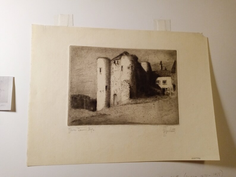 Richard George Mathews english 1870-1955 tower - Etsy