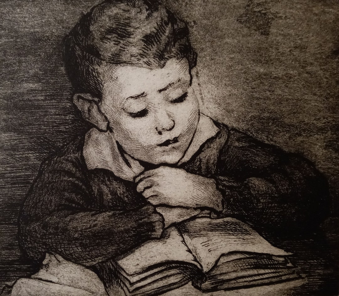 Minna Citron (american 1896-1991) "sherman" Etching, 1941, Signed in ...