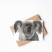 Koala Greeting Card All Occasion Card Recycled Koala Card - Etsy