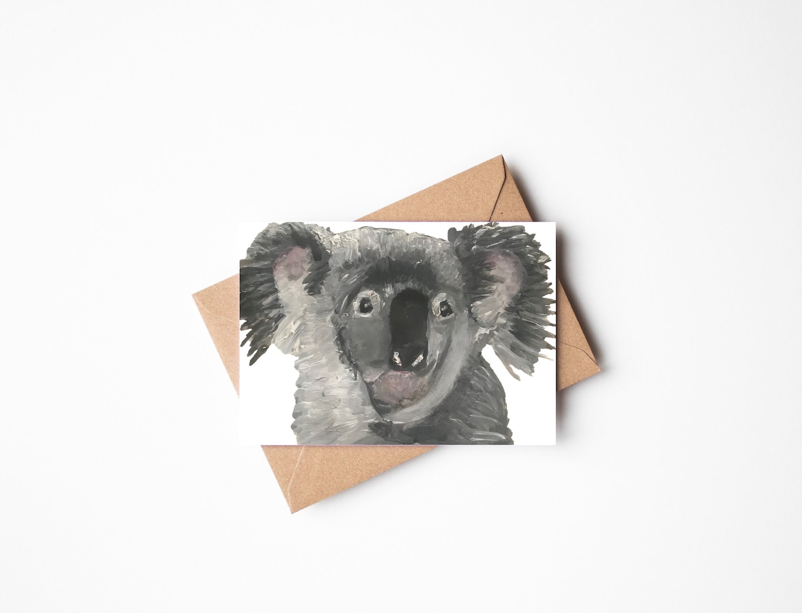 Koala Greeting Card All Occasion Card Recycled Koala Card | Etsy