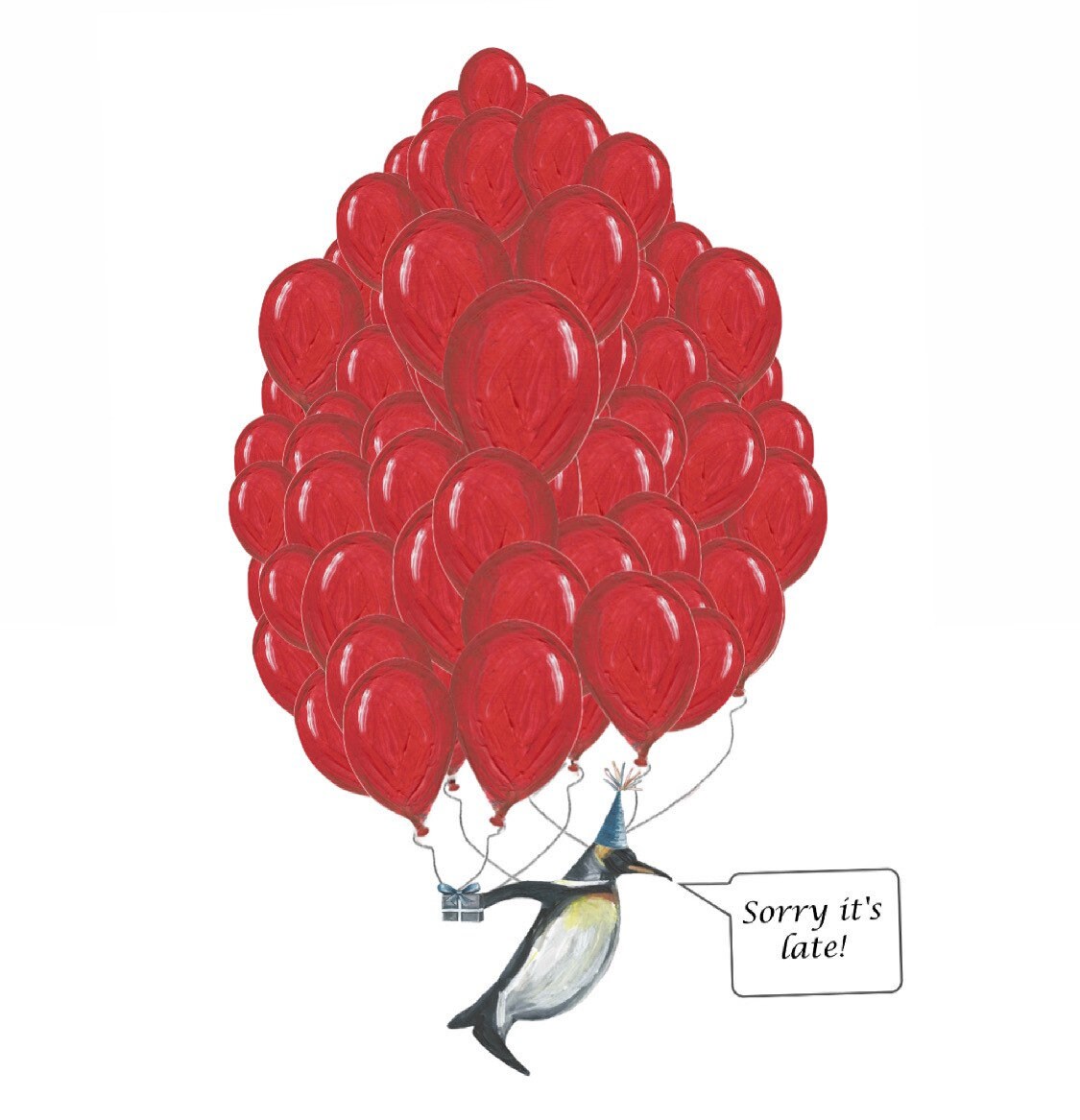 Sorry Its Late Sorry Its Late Birthday Card Belated Etsy Uk