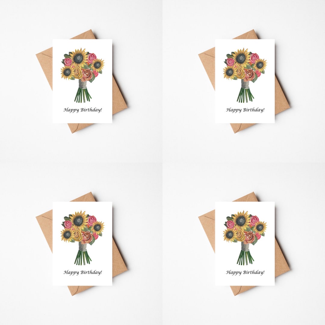 Happy Birthday Card Pack - Etsy