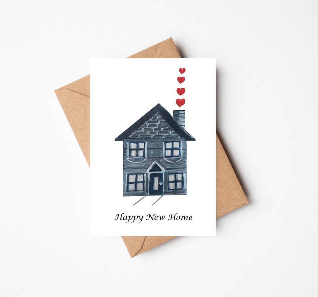 New Home Card, Moving Card, New Home - Etsy