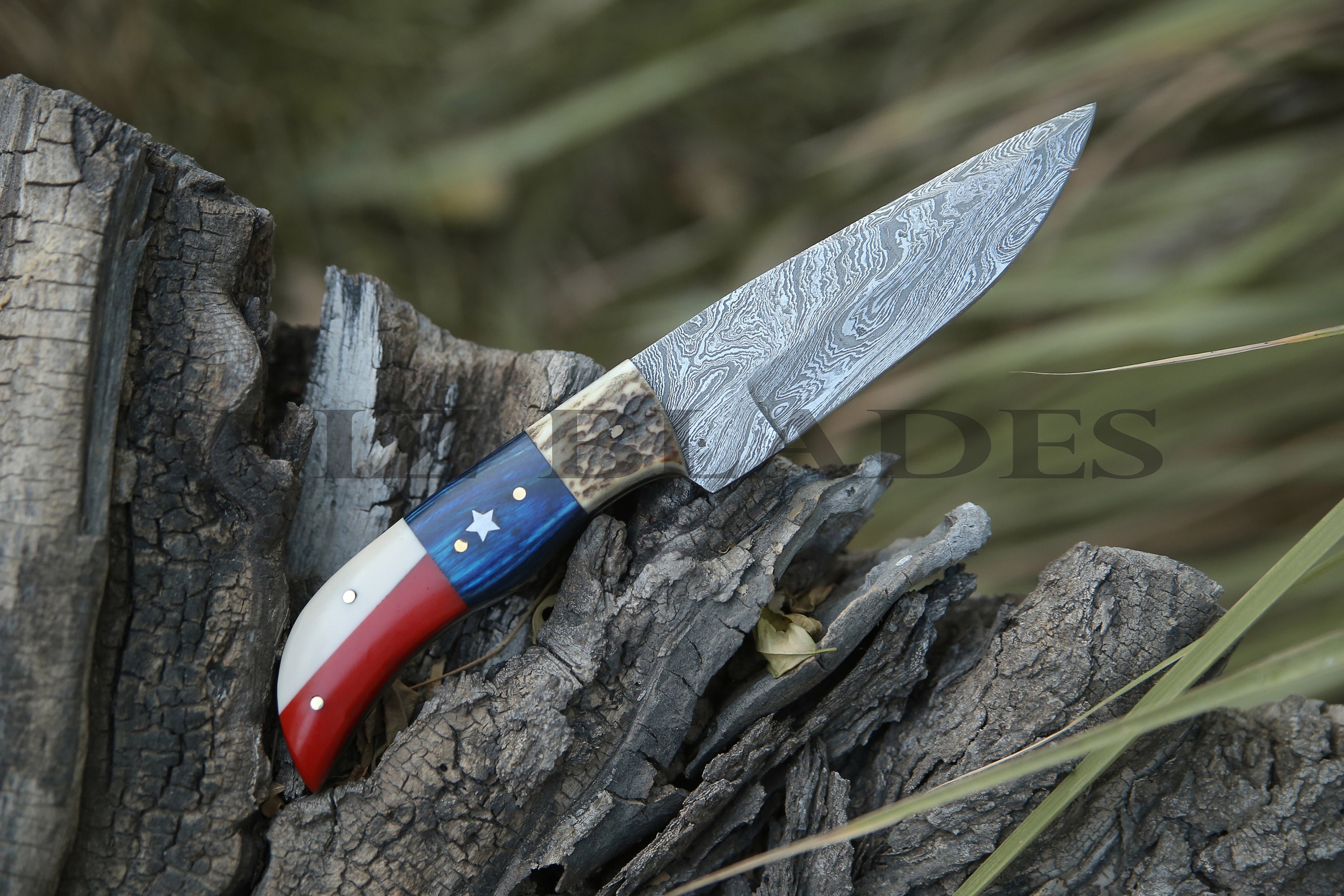 Hand Forged Damascus Knife TEXAS Knife Custom Handmade | Etsy