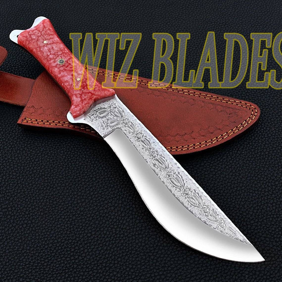 One of A Kind-fabulous Hand Engraved Blade Custom Handmade D2 - Etsy