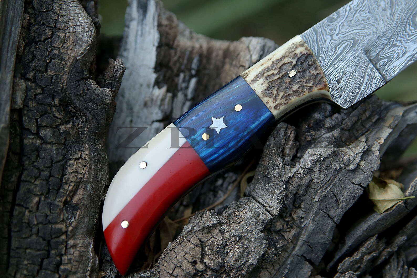 Hand Forged Damascus Knife TEXAS Knife Custom Handmade | Etsy