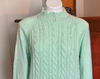 Mint Green Sweater | Etsy