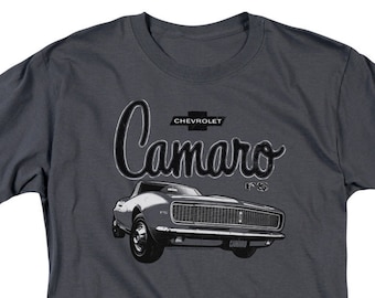 Chevrolet Camaro Script Car Logo Kids Charcoal Shirts | Etsy