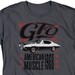 Pontiac GTO American Muscle Charcoal Shirts - Etsy