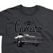 Chevrolet Camaro Script Car Logo Kids Charcoal Shirts - Etsy
