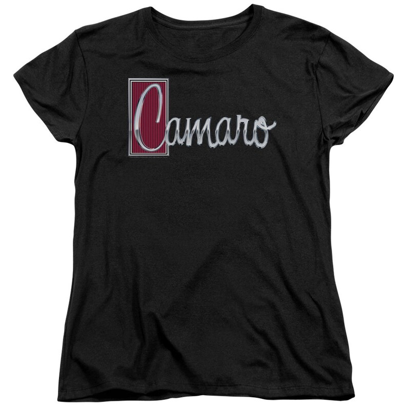 Chevrolet Camaro Chrome Script Logo Juniors and Women's | Etsy