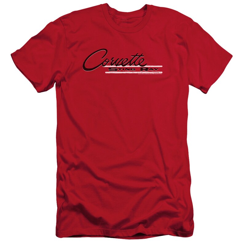 Chevrolet Corvette Stingray Logo Red Shirts - Etsy