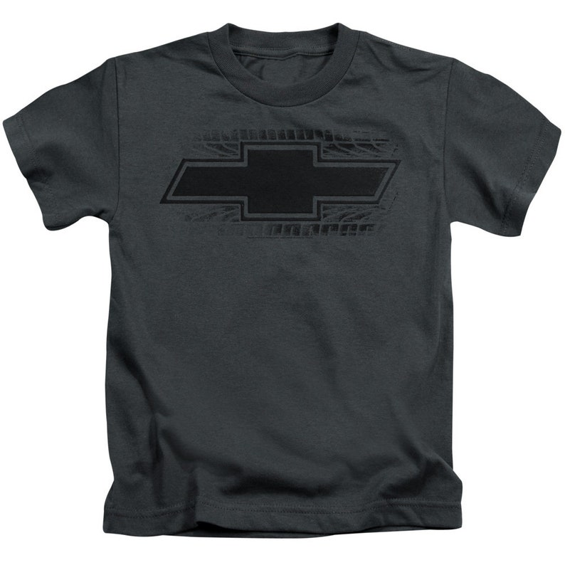Chevrolet Burnout Bowtie Logo Kids Charcoal Shirts - Etsy