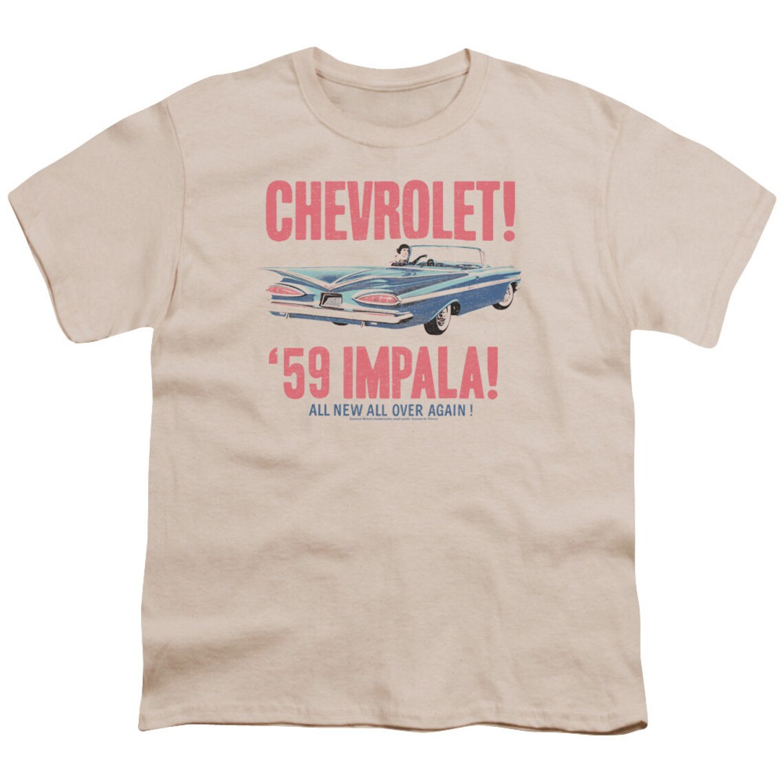 Chevrolet '59 Impala All New All Over Again Cream Shirts - Etsy