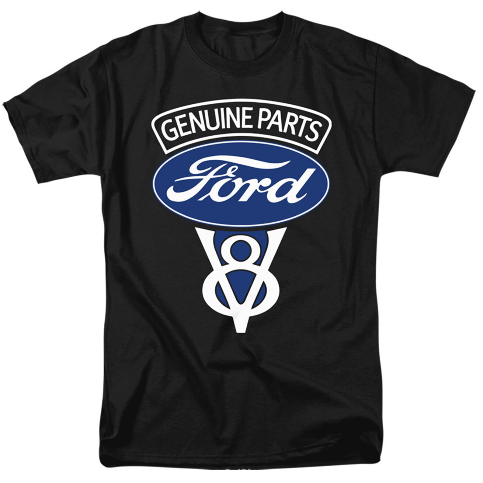 Ford Genuine Parts V8 Big Print Mens Black Shirts | Etsy