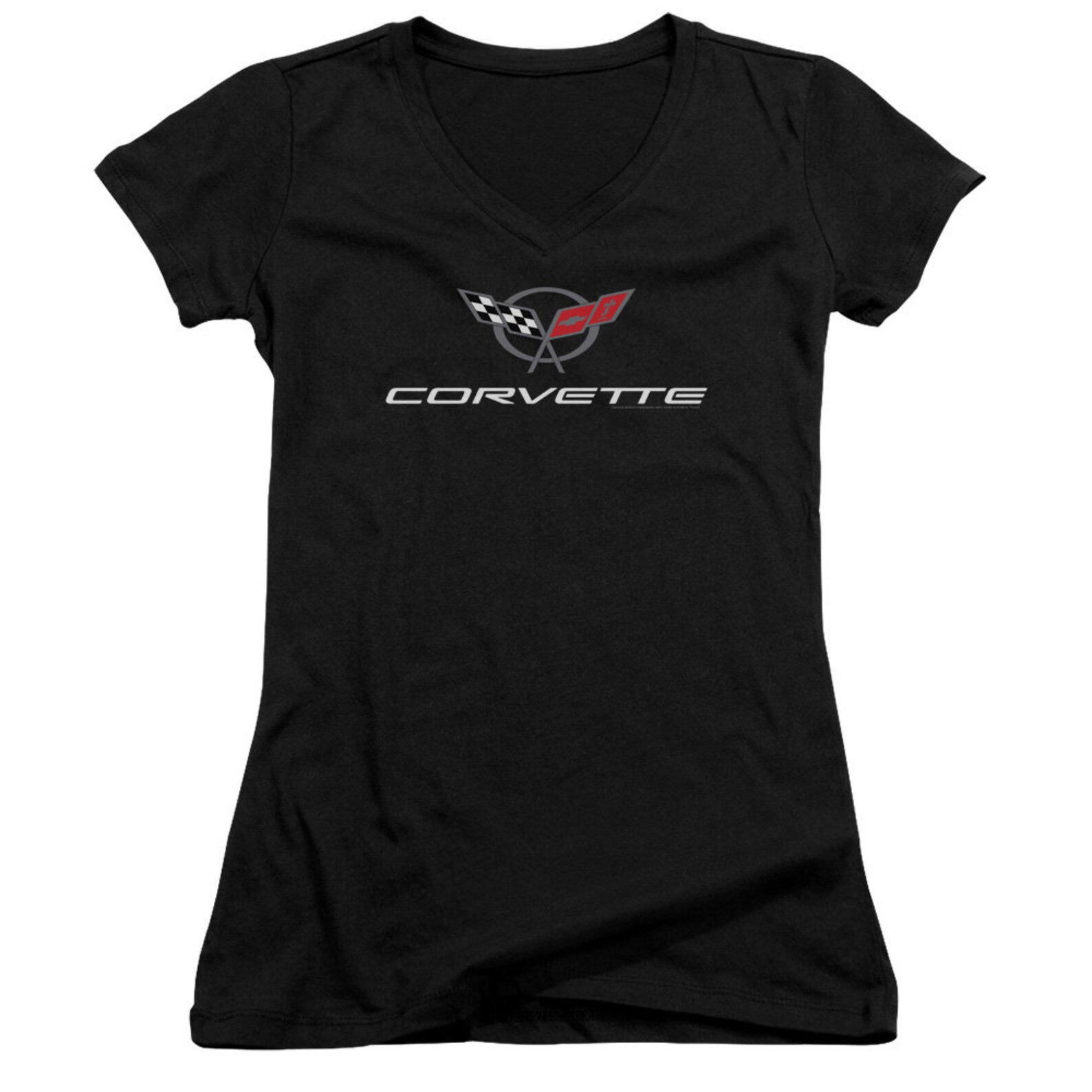 Chevrolet Corvette Cross Flags Emblem Juniors and Women's - Etsy