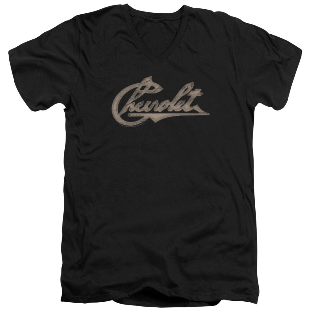 Chevrolet Script Logo Black Shirts - Etsy
