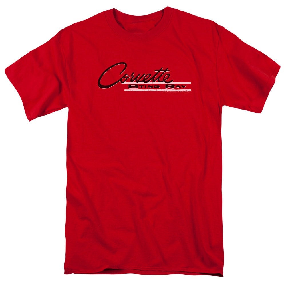 Chevrolet Corvette Stingray Logo Red Shirts - Etsy