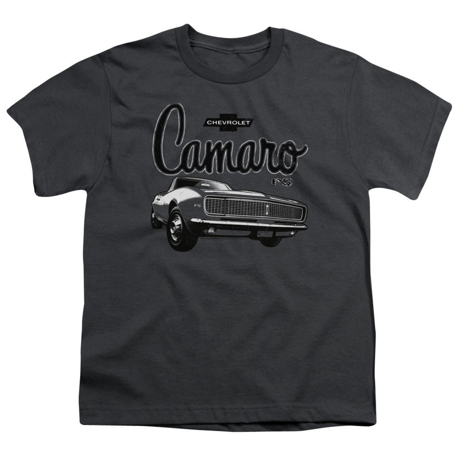 Chevrolet Camaro Script Car Logo Kids Charcoal Shirts - Etsy