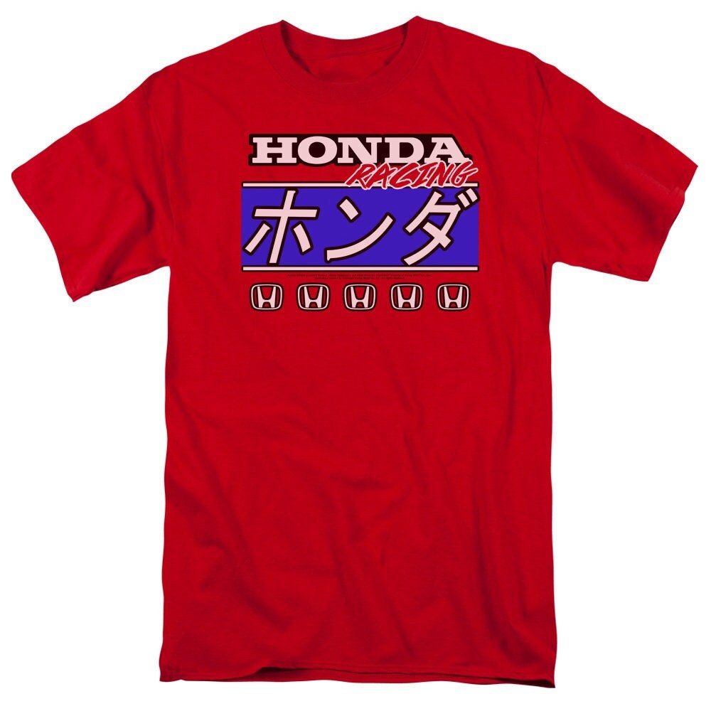 Honda Kanji Racing Logo Red Shirts - Etsy