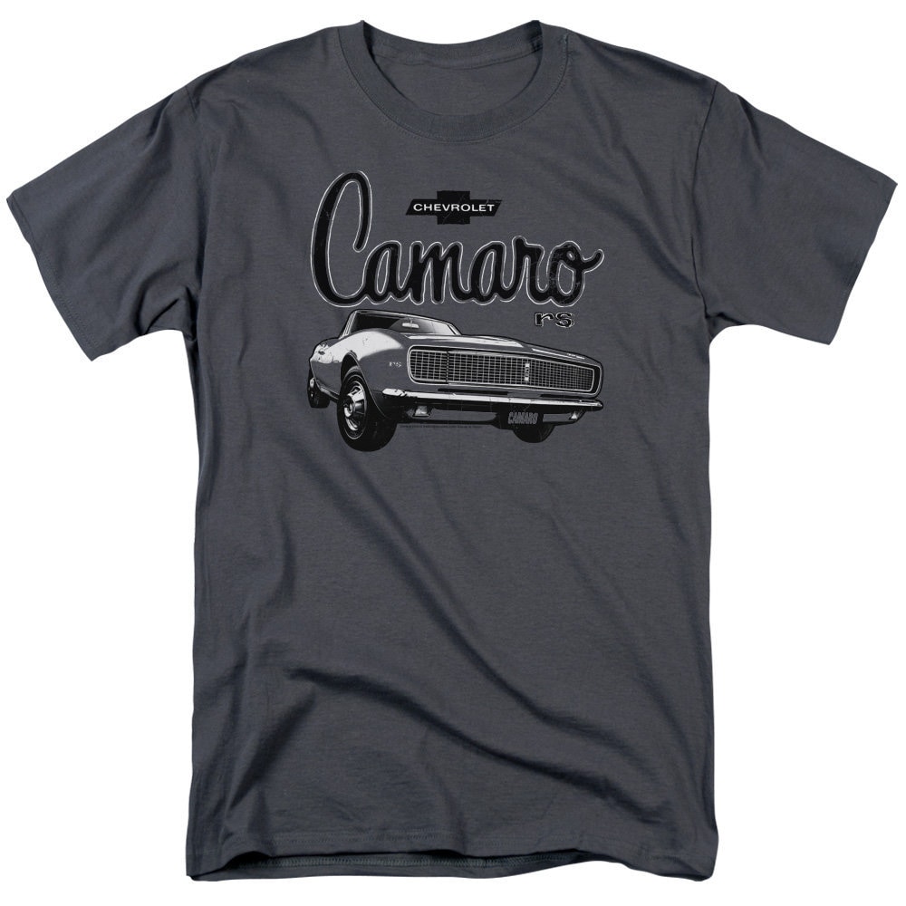 Chevrolet Camaro Script Car Charcoal Shirts - Etsy