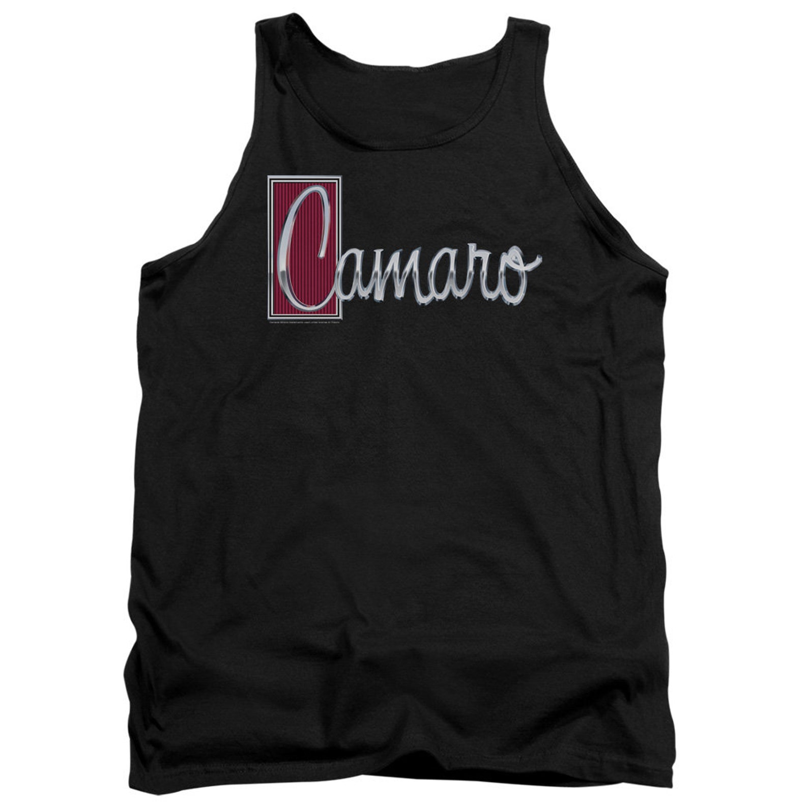 Chevrolet Camaro Chrome Script Logo Black Shirts - Etsy